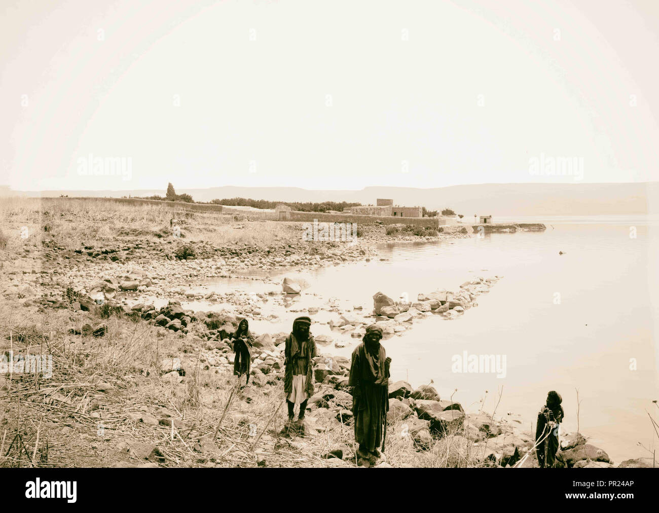 Northern views. Capernaum (Tell Hum). 1898, Israel, Capernaum, Extinct ...