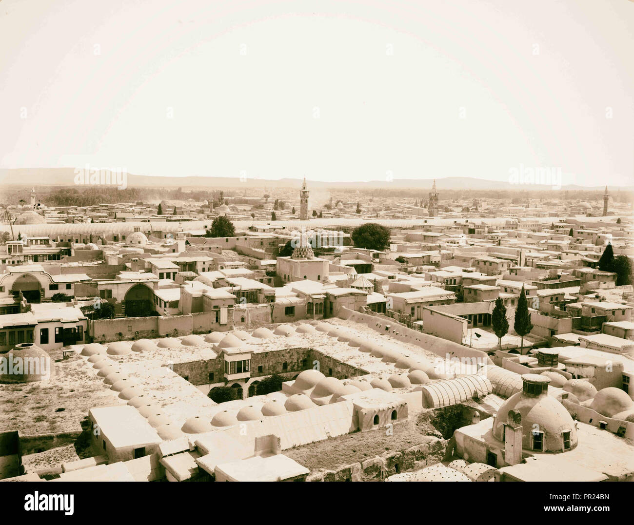 Damascus (Esh-Sham). 'Straight Street' American Colony, Jerusalem. 1898 ...