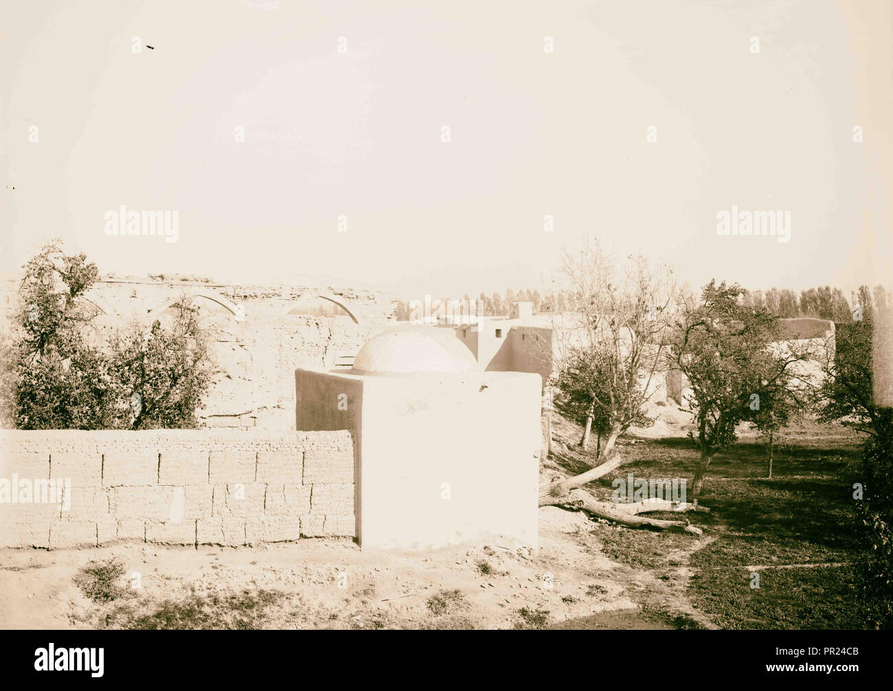 Damascus (Esh-Sham). House of Naaman. 1898, Syria, Damascus Stock Photo ...