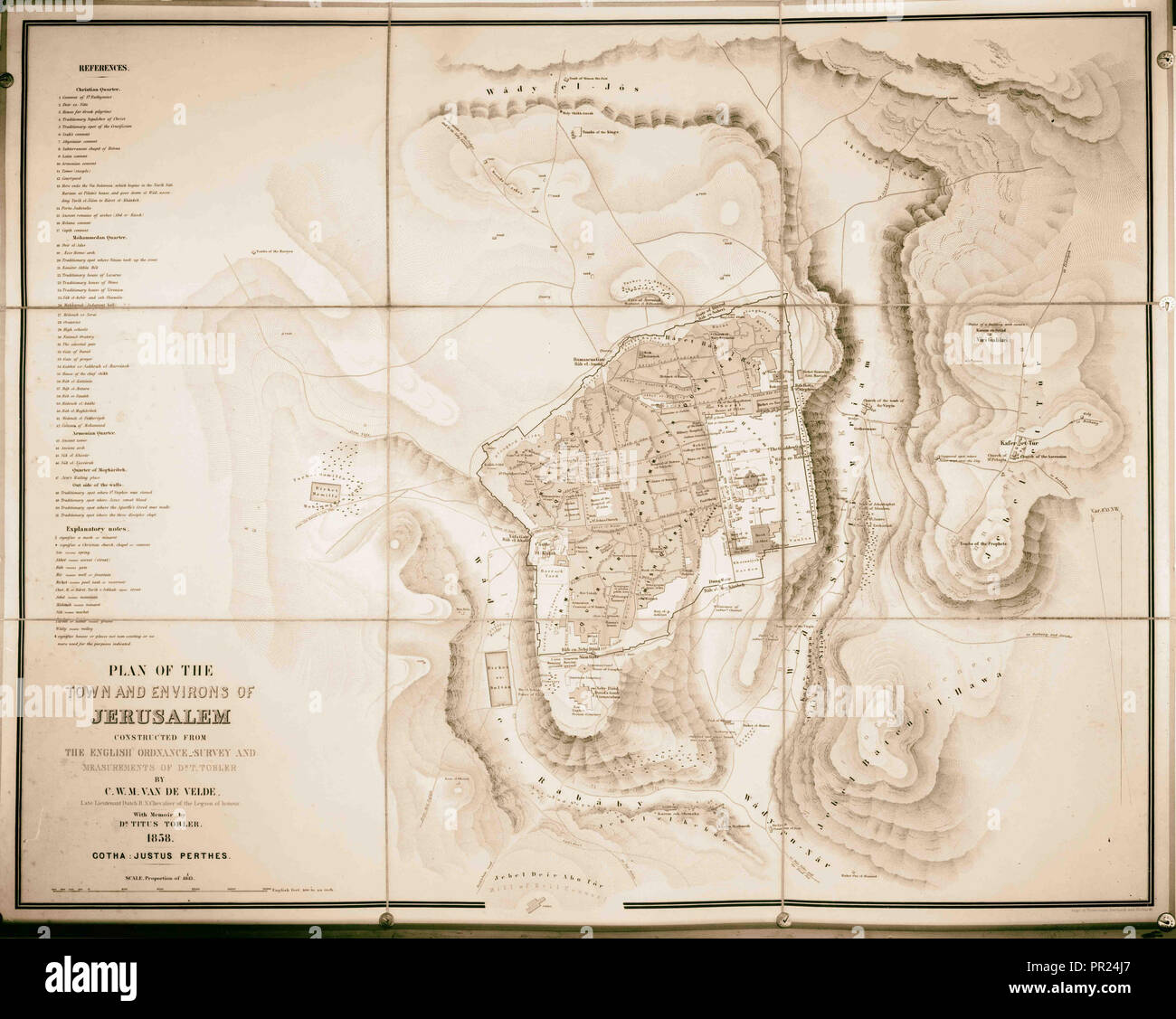 Jerusalem plan hi-res stock photography and images - Alamy