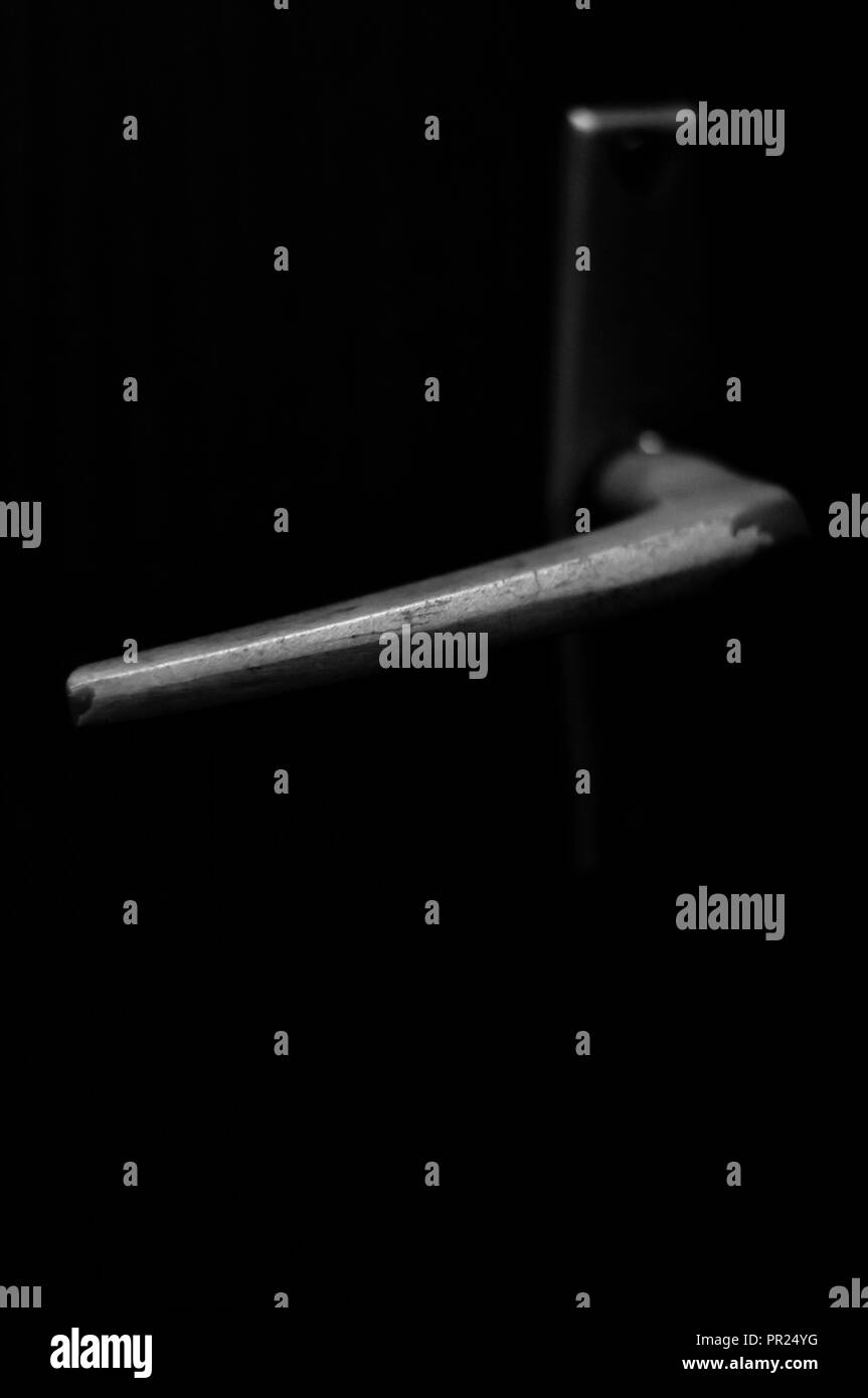 Old fashioned style door Black and White Stock Photos & Images - Alamy