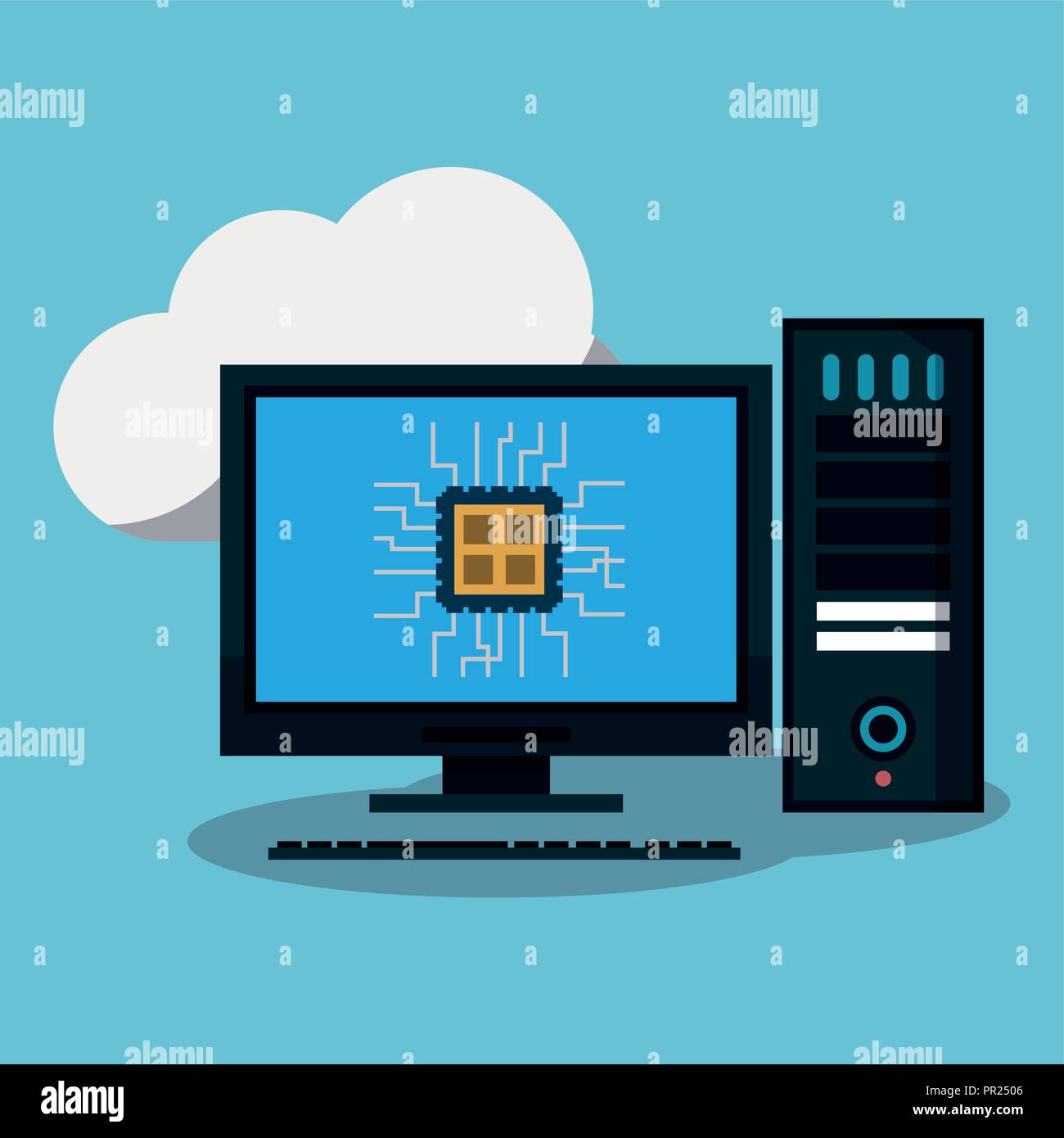 Office and business technology Stock Vector Image & Art - Alamy
