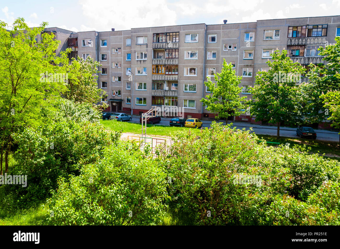 This district full of these living apartment blocks was build in 1978 ...