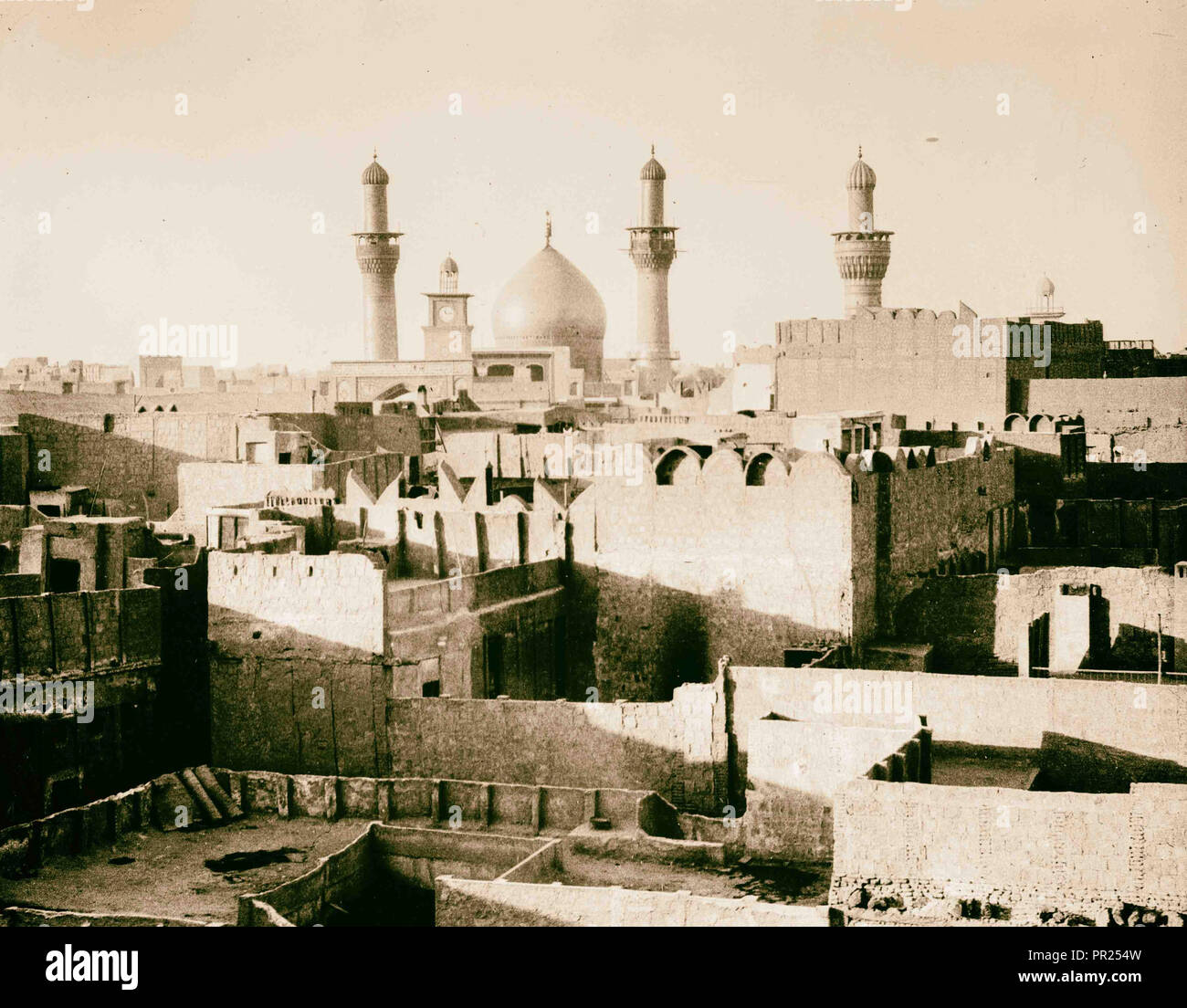 Iraq. Kerbela [i.e., Karbala]. General view showing mosque. 1932, Iraq ...