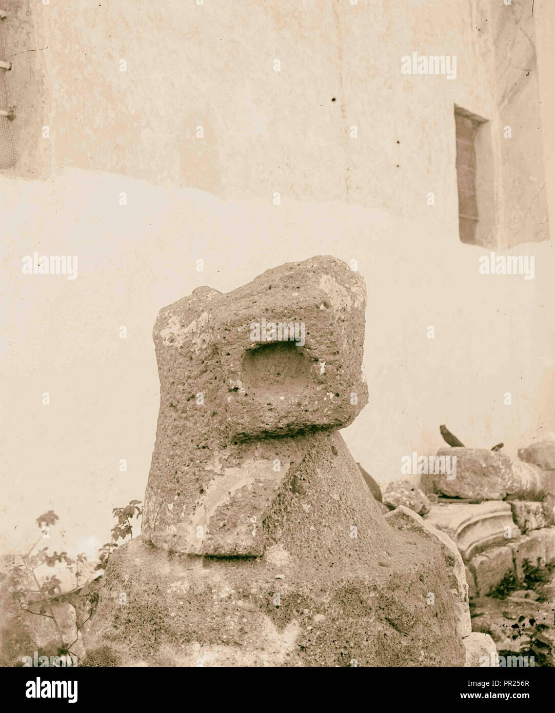 Banias, Belfort Castle. 1898, Syria, Damascus Province, Bāniyās Stock ...