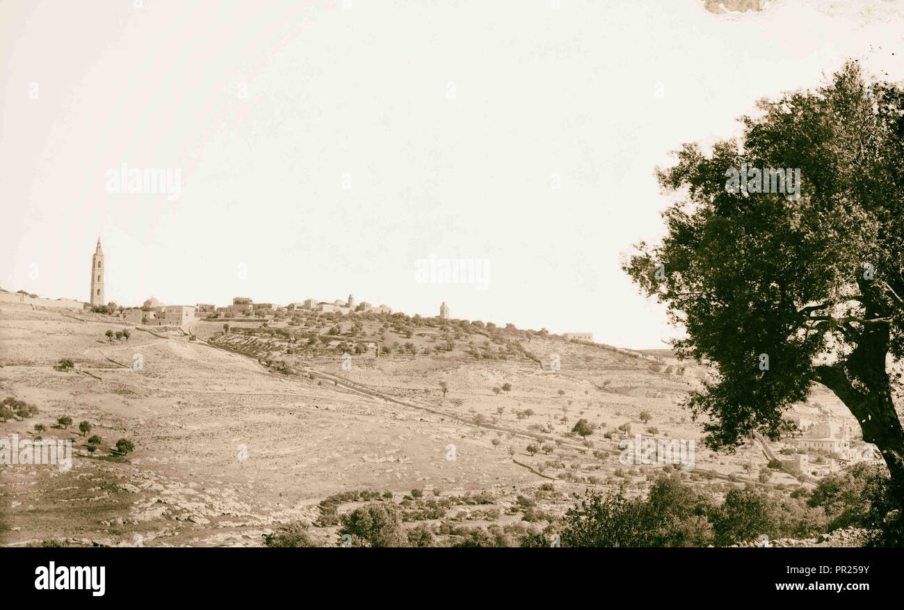 Mount of Olives (Jebel Et-Tur) Mount of Olives, from the northwest ...