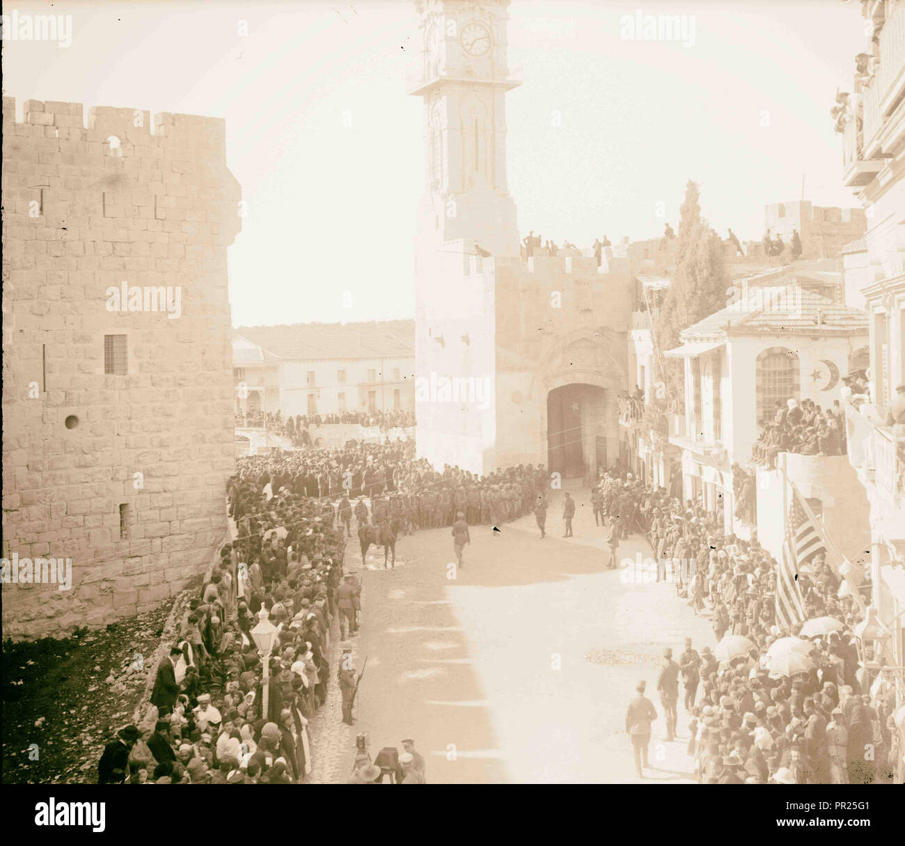 Allenby's proclamation being read in Jerusalem. 1917, Jerusalem, Israel ...