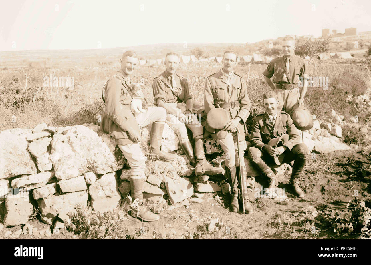 Battery of the 53rd division, 1918, Middle East, Israel and/or ...