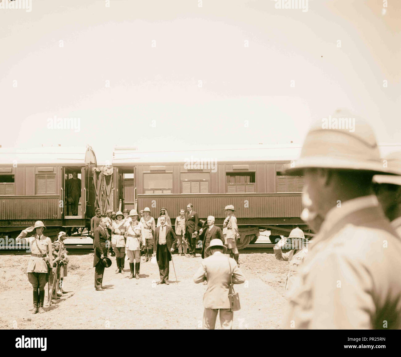 War cemetery consecration, Gaza-Belah, April 28, 1925, Gaza Strip ...