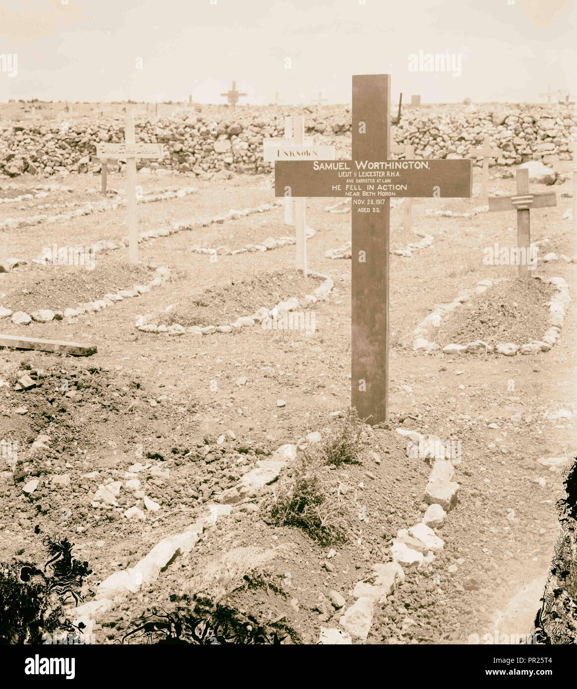Military cemetery, 1917, Jerusalem, Israel Stock Photo - Alamy