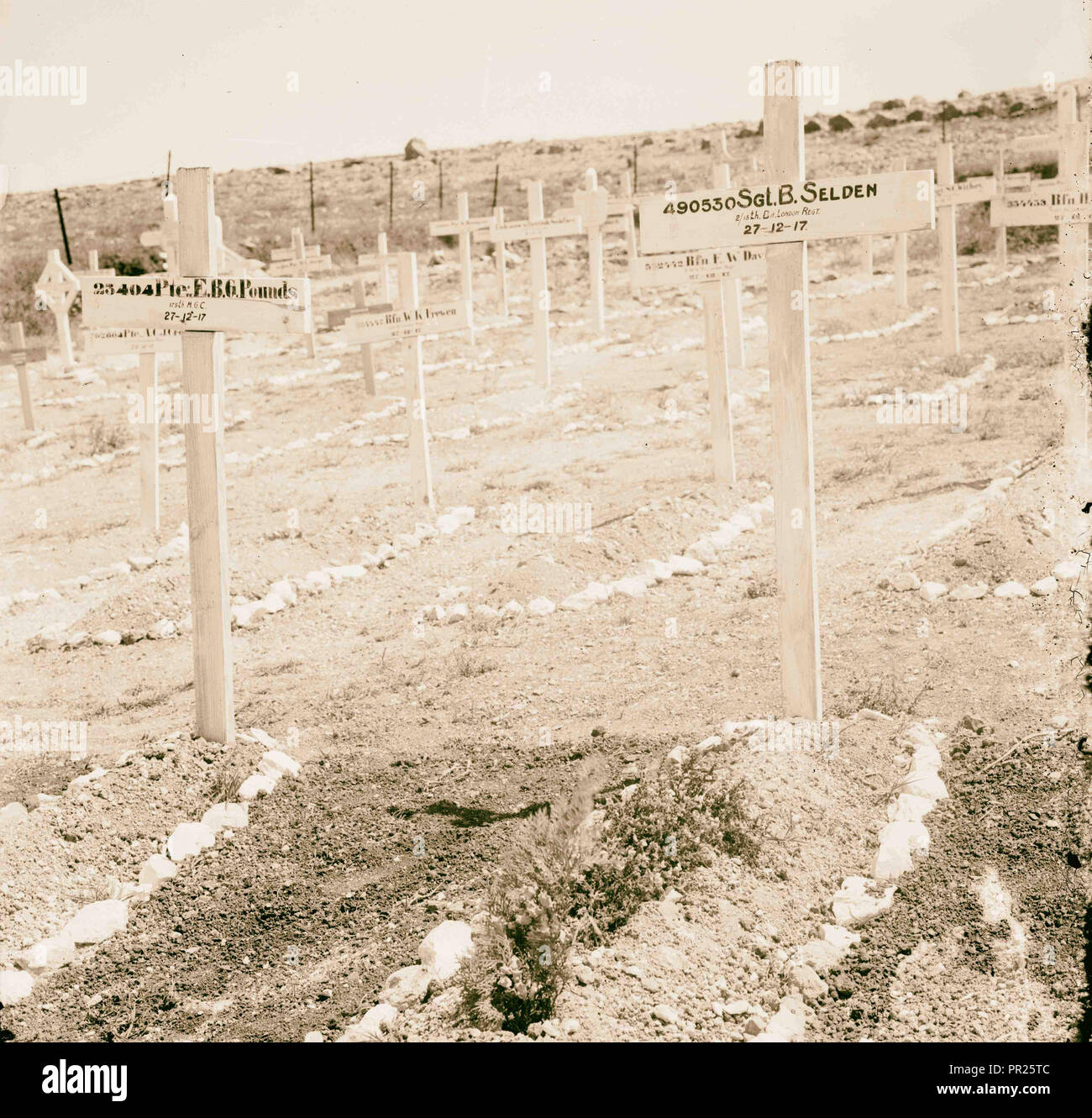 Military cemetery, 1917, Jerusalem, Israel Stock Photo - Alamy