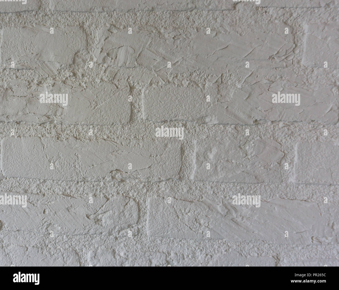 pure white stone brick wall background pattern texture Stock Photo - Alamy