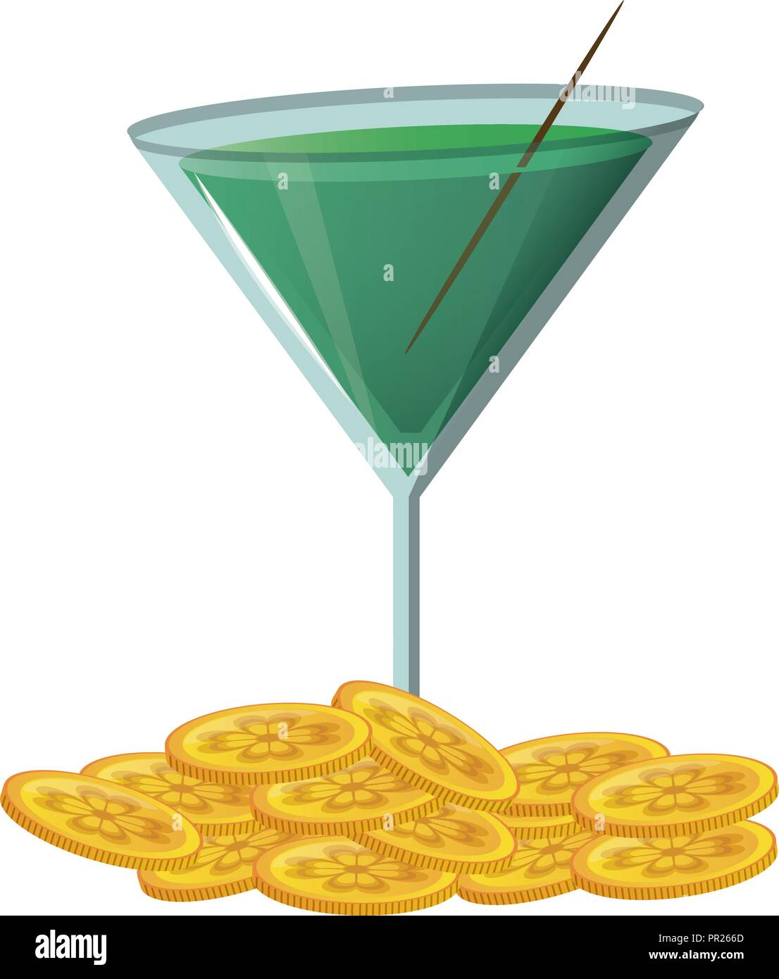 Drink coins Stock Vector Images - Alamy