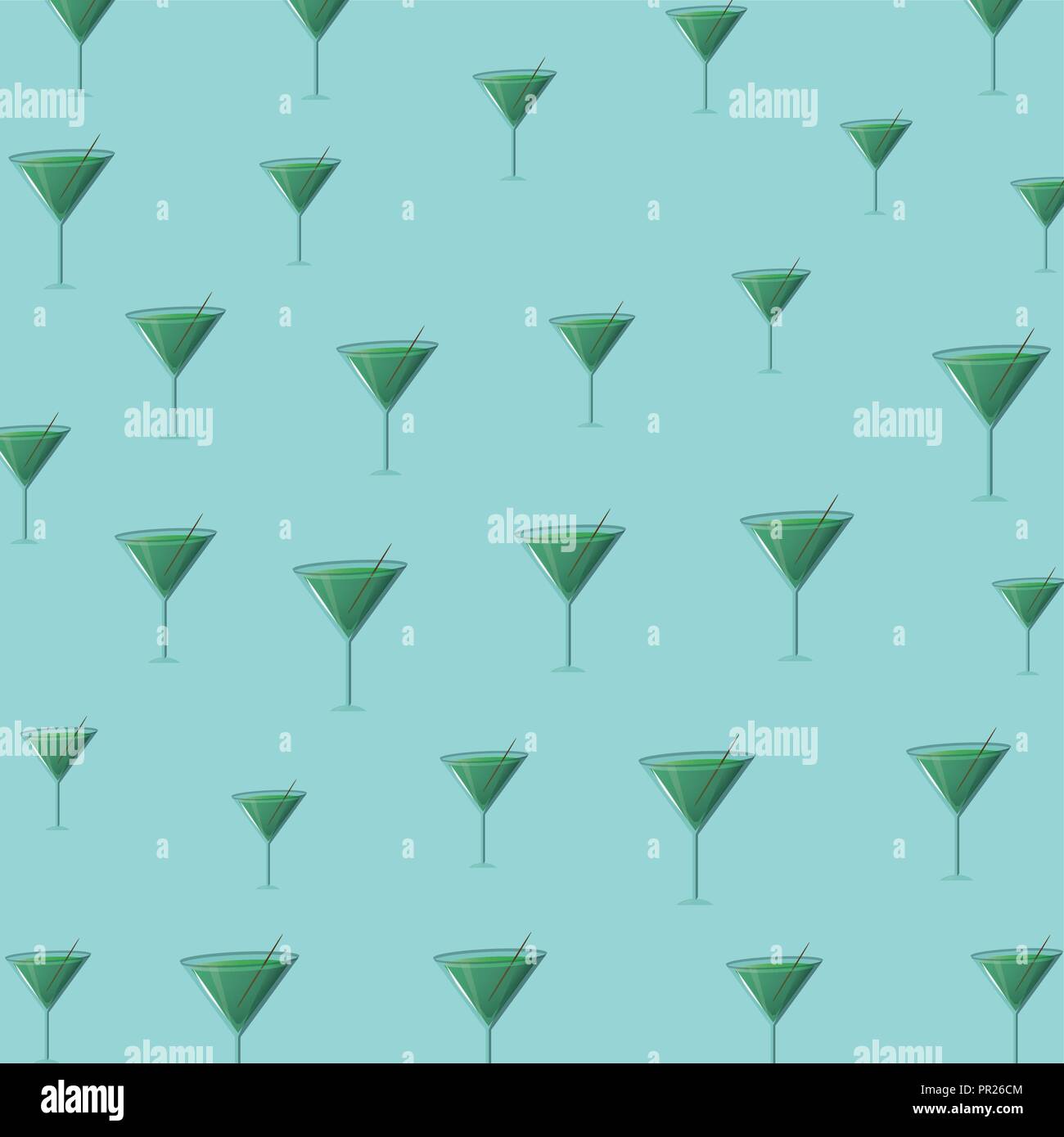 Green cocktail background Stock Vector Image & Art - Alamy