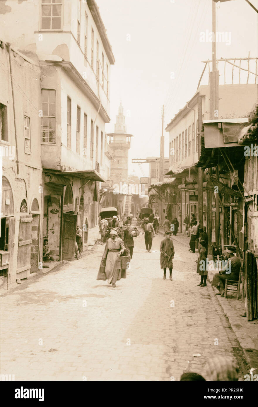 Damascus straight street hi-res stock photography and images - Alamy