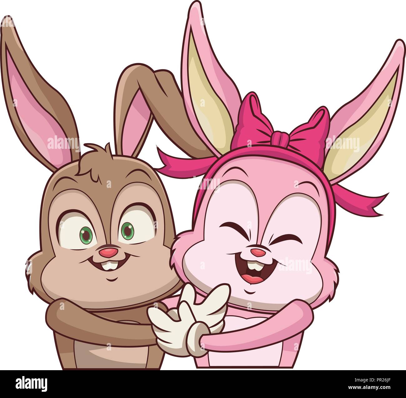 Male female cartoons Stock Vector Images - Alamy