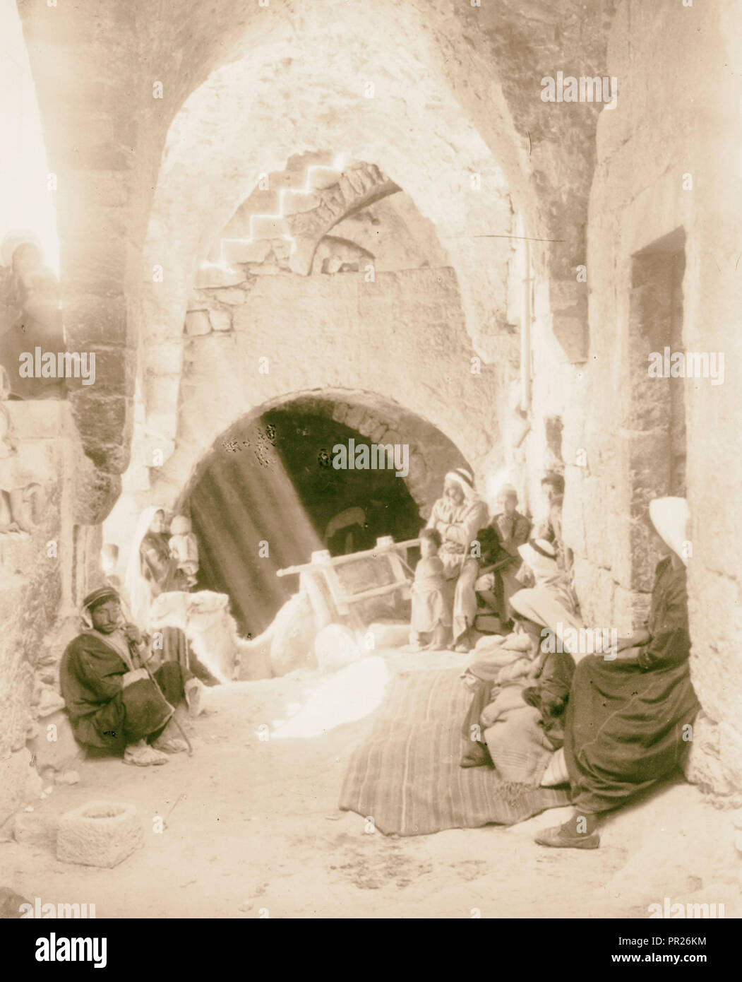 Interior of peasant home at Beit Sahur Stock Photo - Alamy