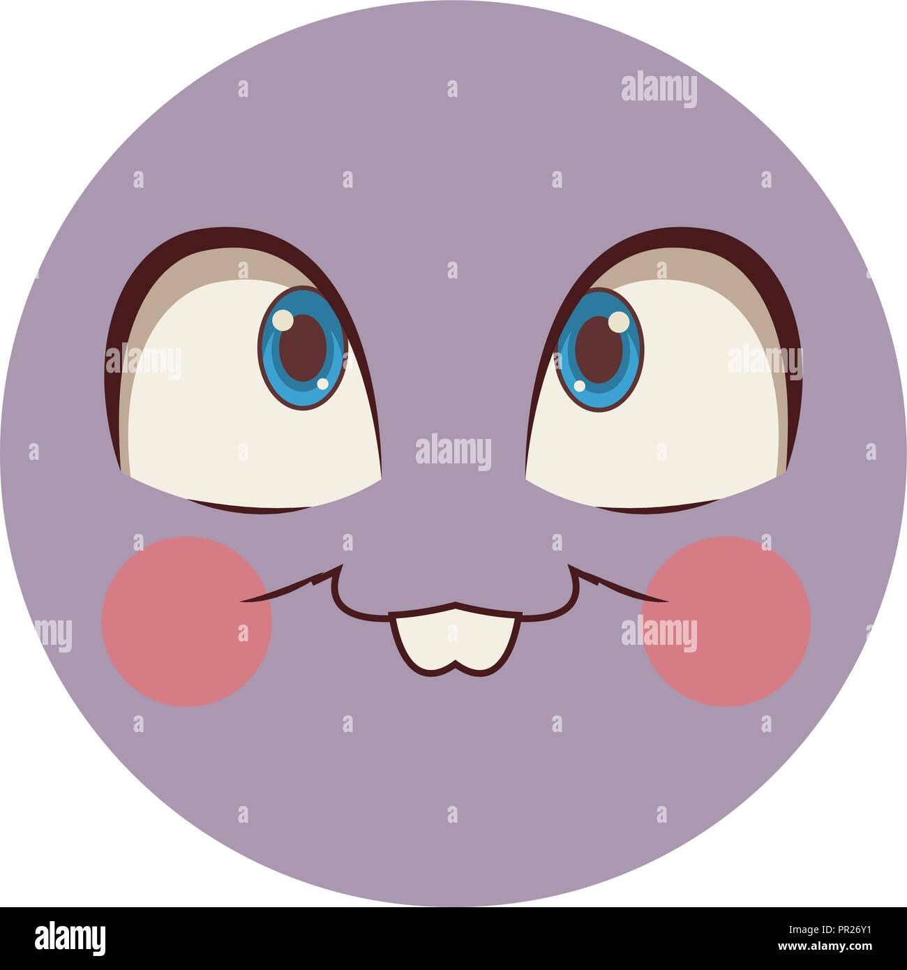 Bunny face emoji Stock Vector Image & Art - Alamy