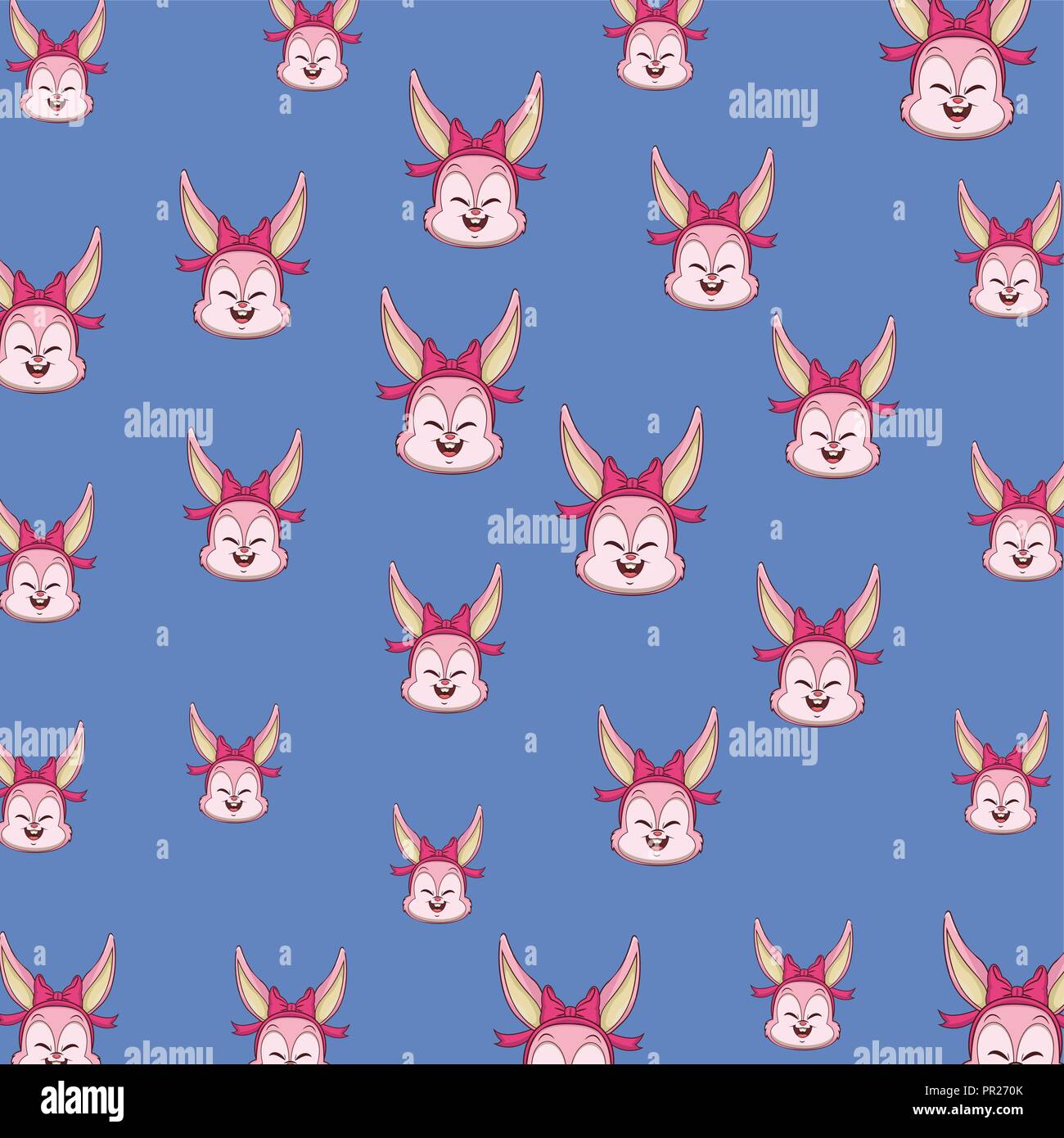 Rabbit pattern background Stock Vector Image & Art - Alamy