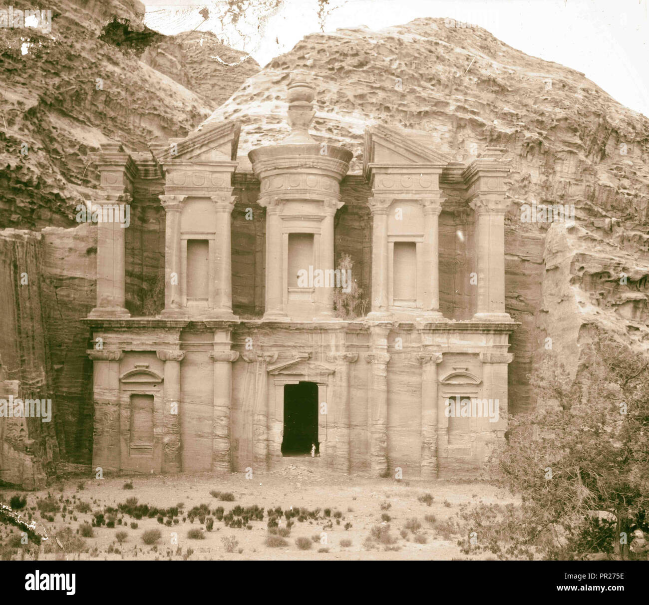 Petra. 1898, Jordan, Petra, Extinct city Stock Photo - Alamy