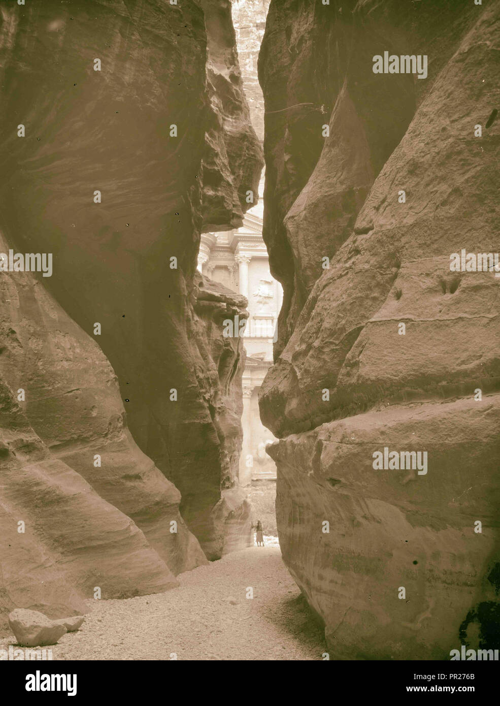 Petra. 1898, Jordan, Petra, Extinct city Stock Photo - Alamy