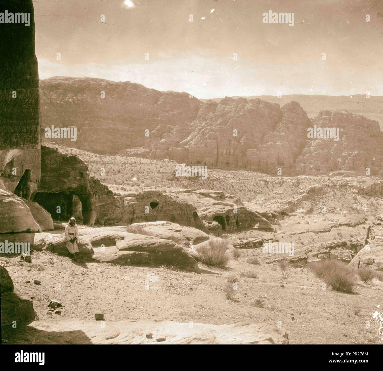 Petra. 1898, Jordan, Petra, Extinct city Stock Photo - Alamy