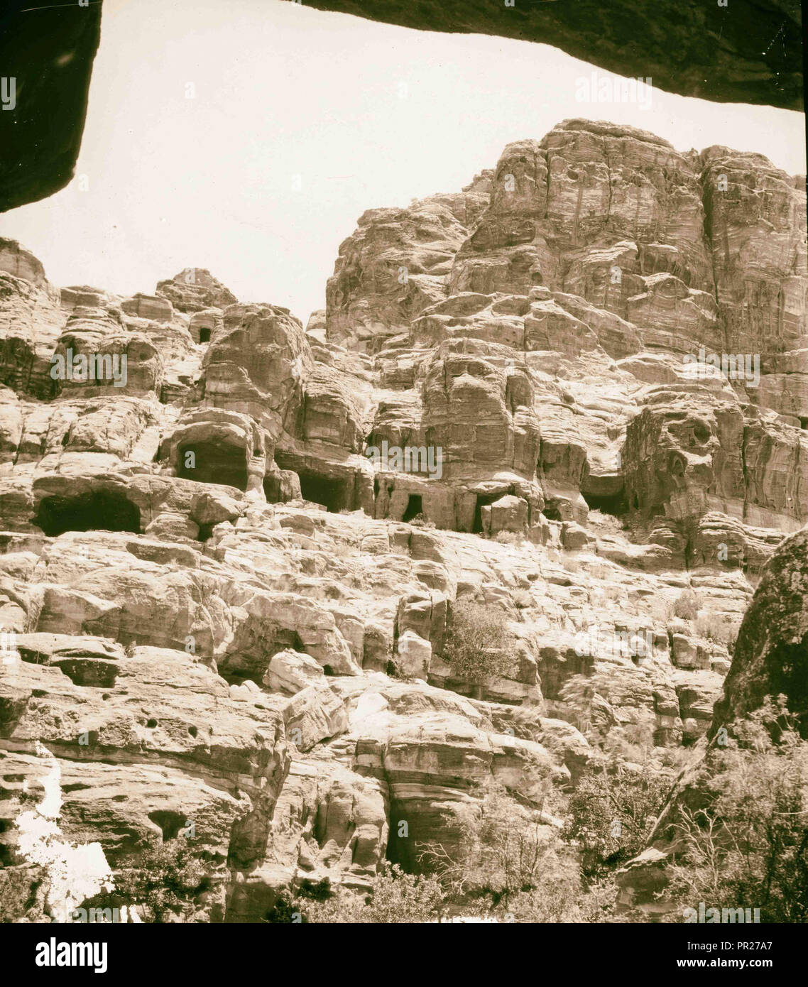 Petra. 1898, Jordan, Petra, Extinct city Stock Photo - Alamy