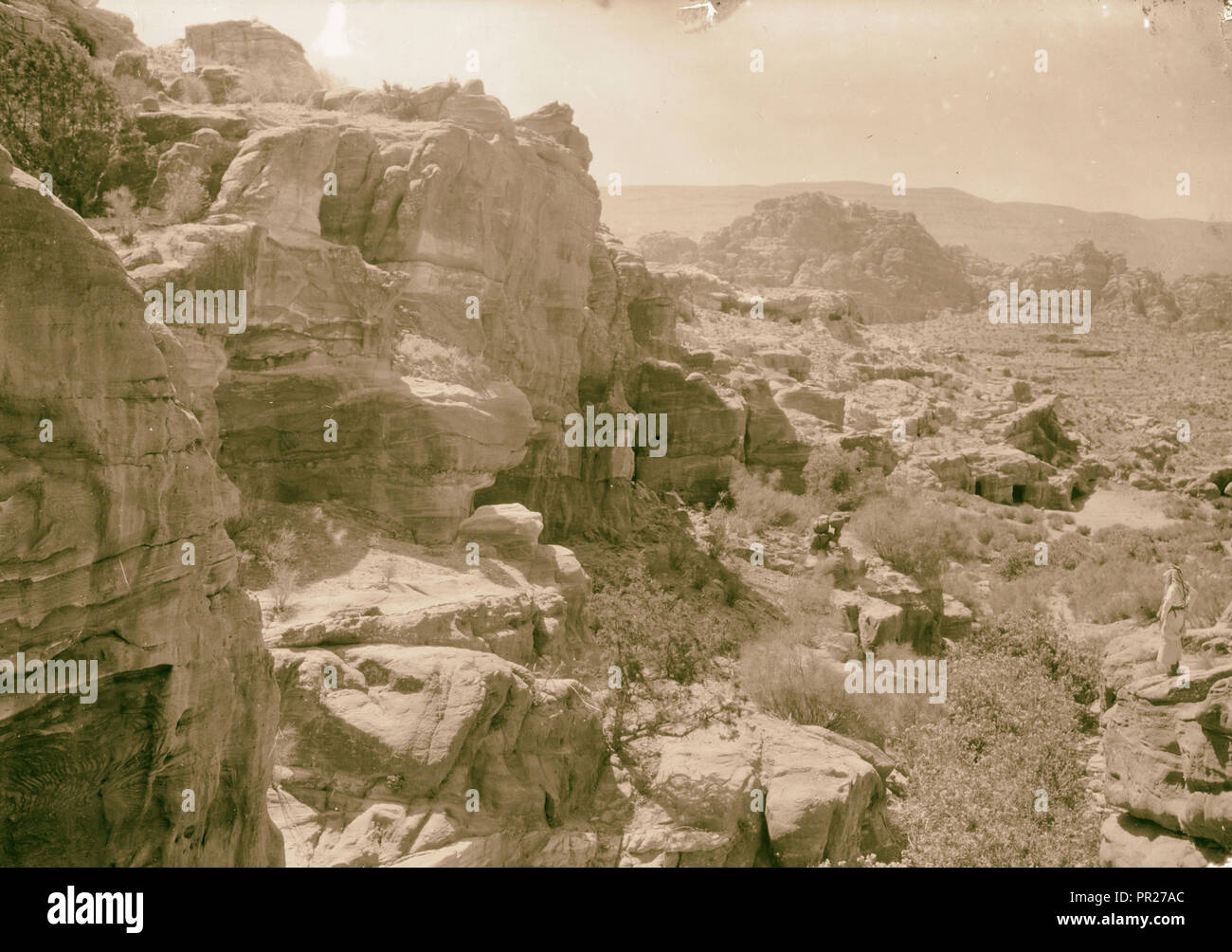 Petra. 1898, Jordan, Petra, Extinct city Stock Photo - Alamy