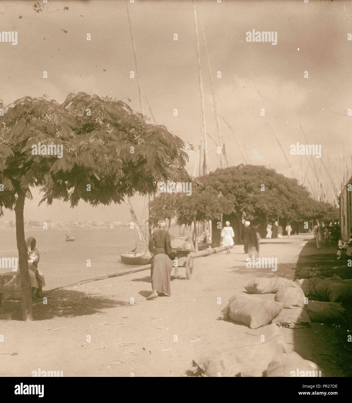 Egypt, Nile? Cairo?. 1898, Egypt Stock Photo - Alamy