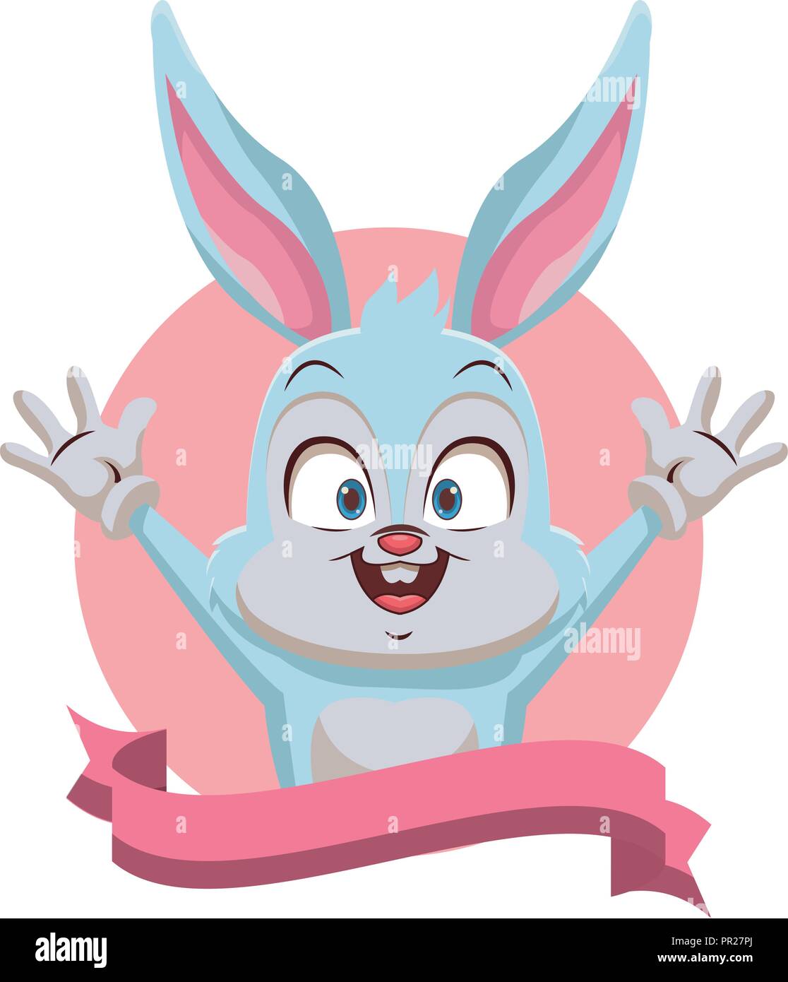 Rabbit with gloves cartoon Stock Vector Image & Art - Alamy