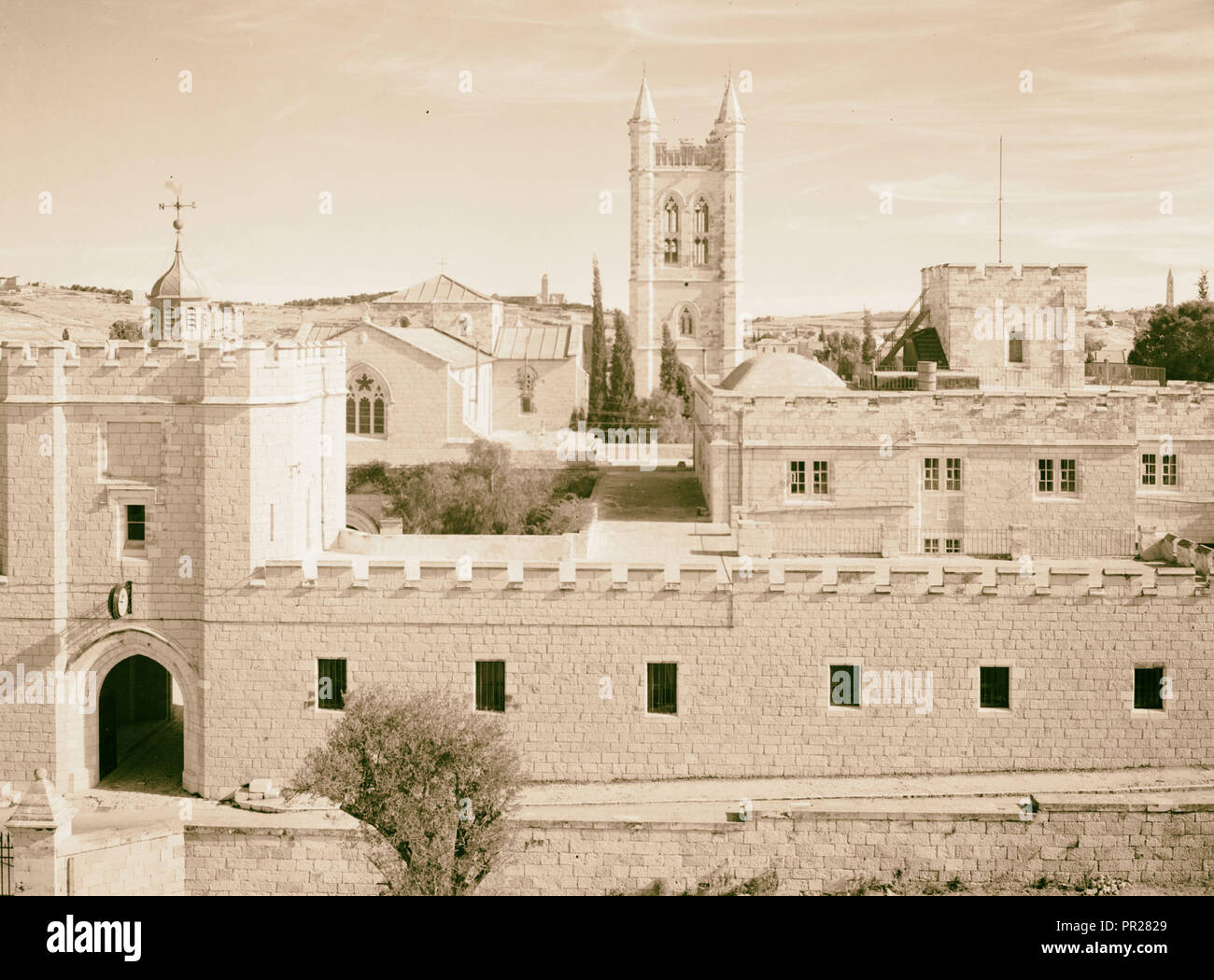 St. George's Cathedral from St. Mary's School, Jan. 1944. 1944 ...