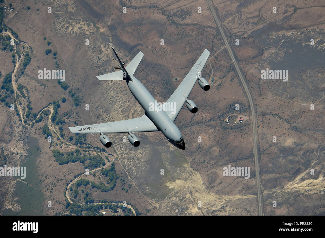 Two KC-135R Stratotankers from the 434 Air Refueling Wing at Grissom ...