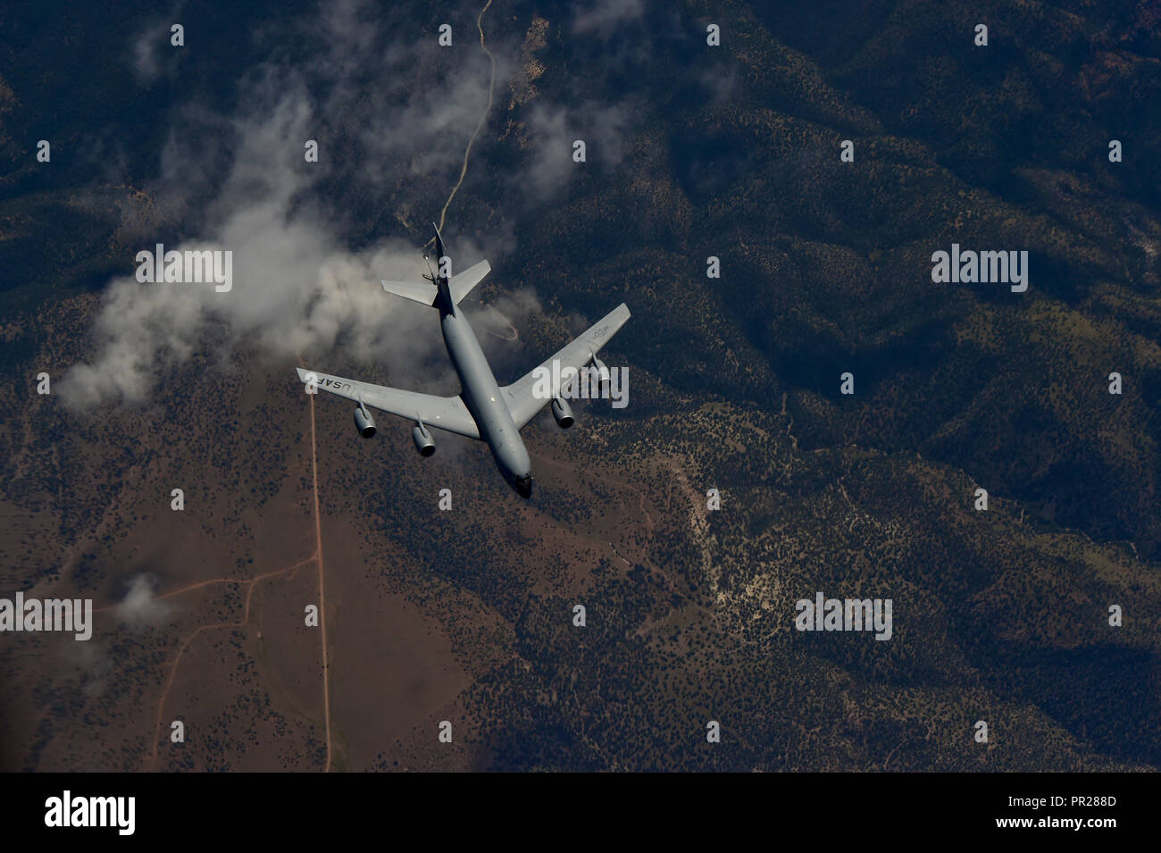 Two KC-135R Stratotankers from the 434 Air Refueling Wing at Grissom ...
