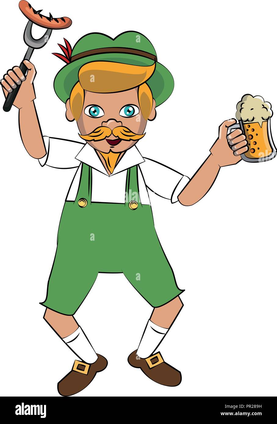 Retro man beer traditional Stock Vector Images - Alamy