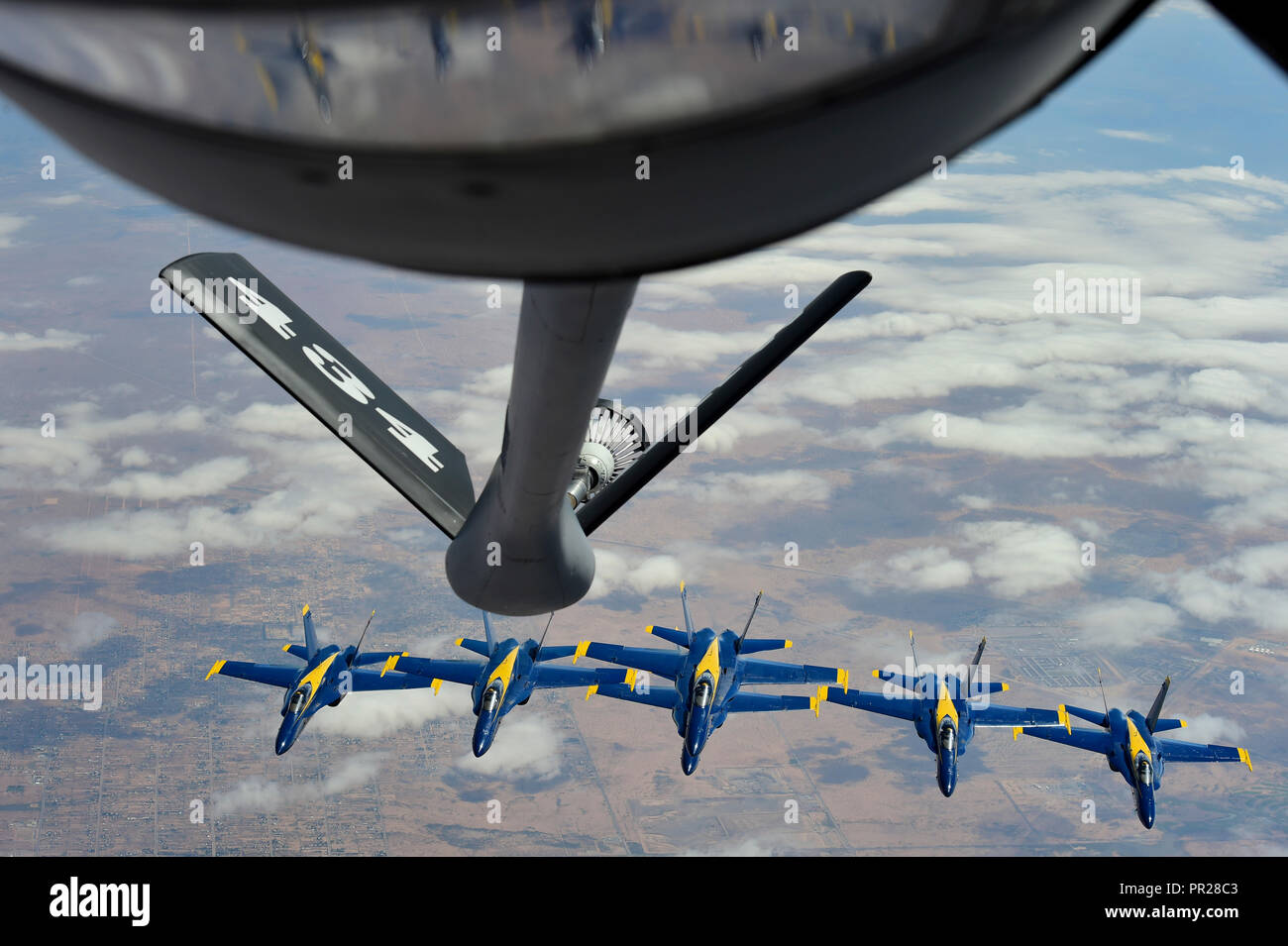 Two KC-135R Stratotankers from the 434 Air Refueling Wing at Grissom ...