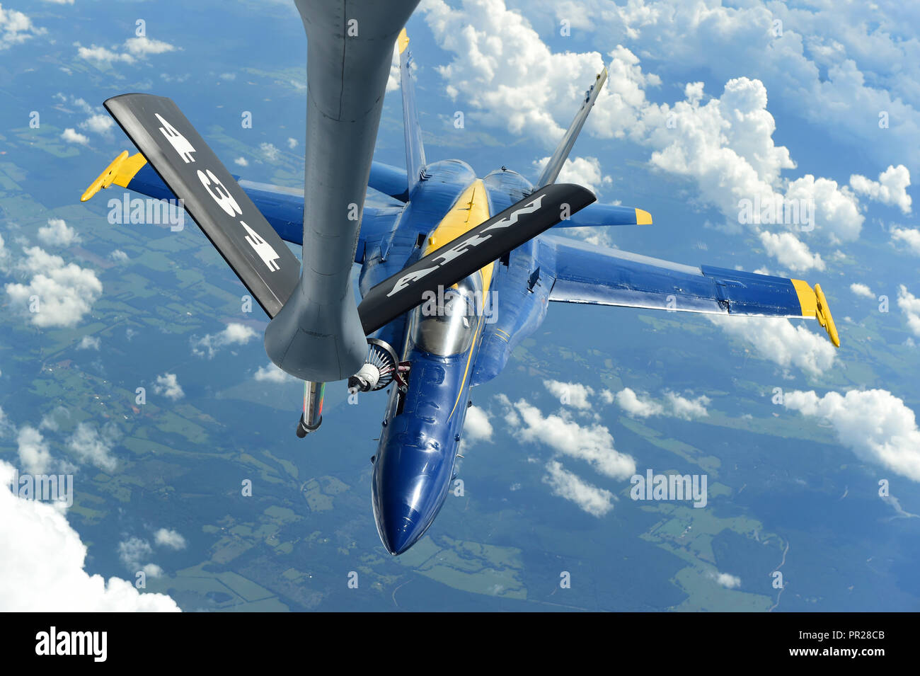 Two KC-135R Stratotankers from the 434 Air Refueling Wing at Grissom ...