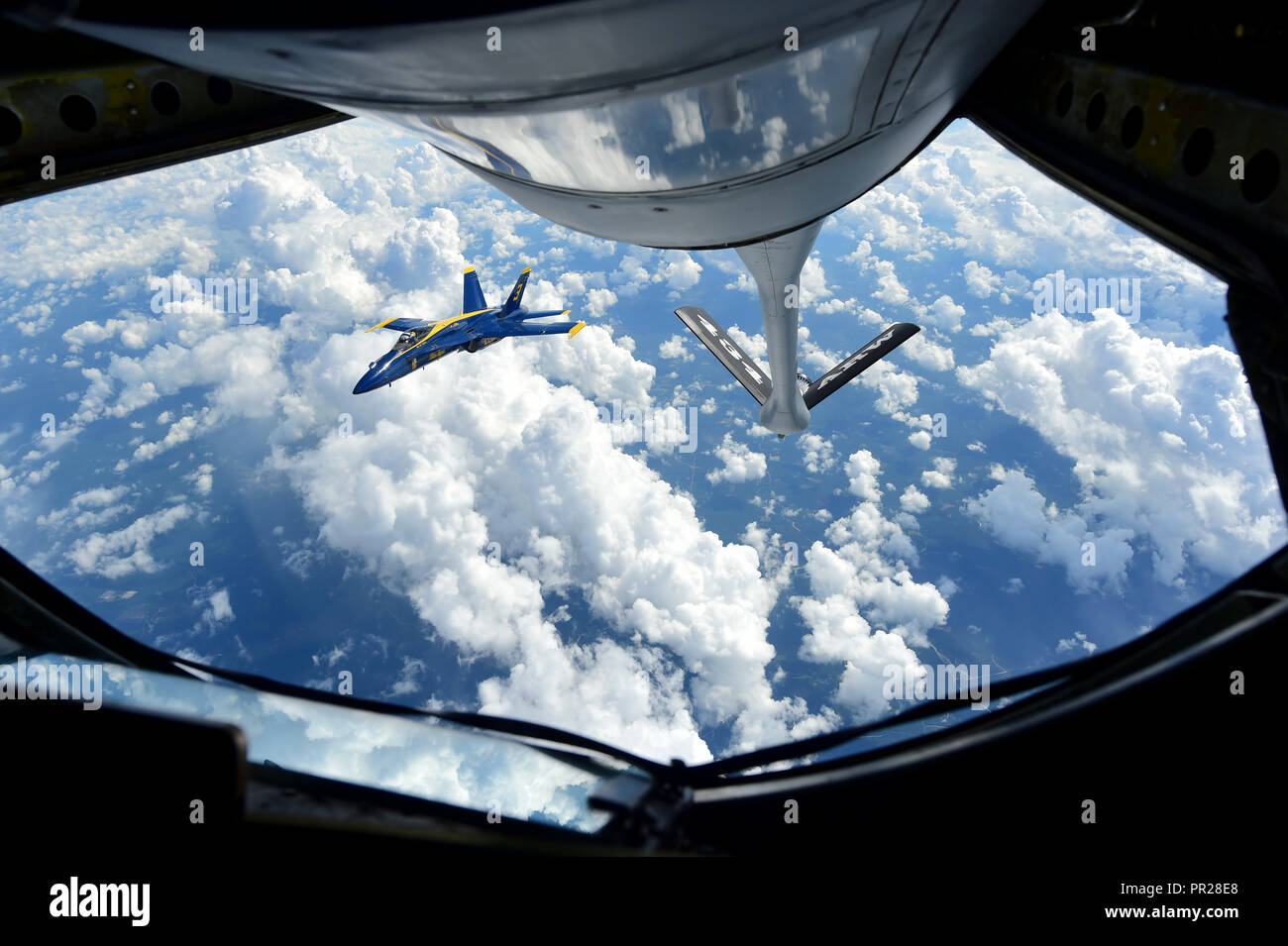 Two KC-135R Stratotankers from the 434 Air Refueling Wing at Grissom ...
