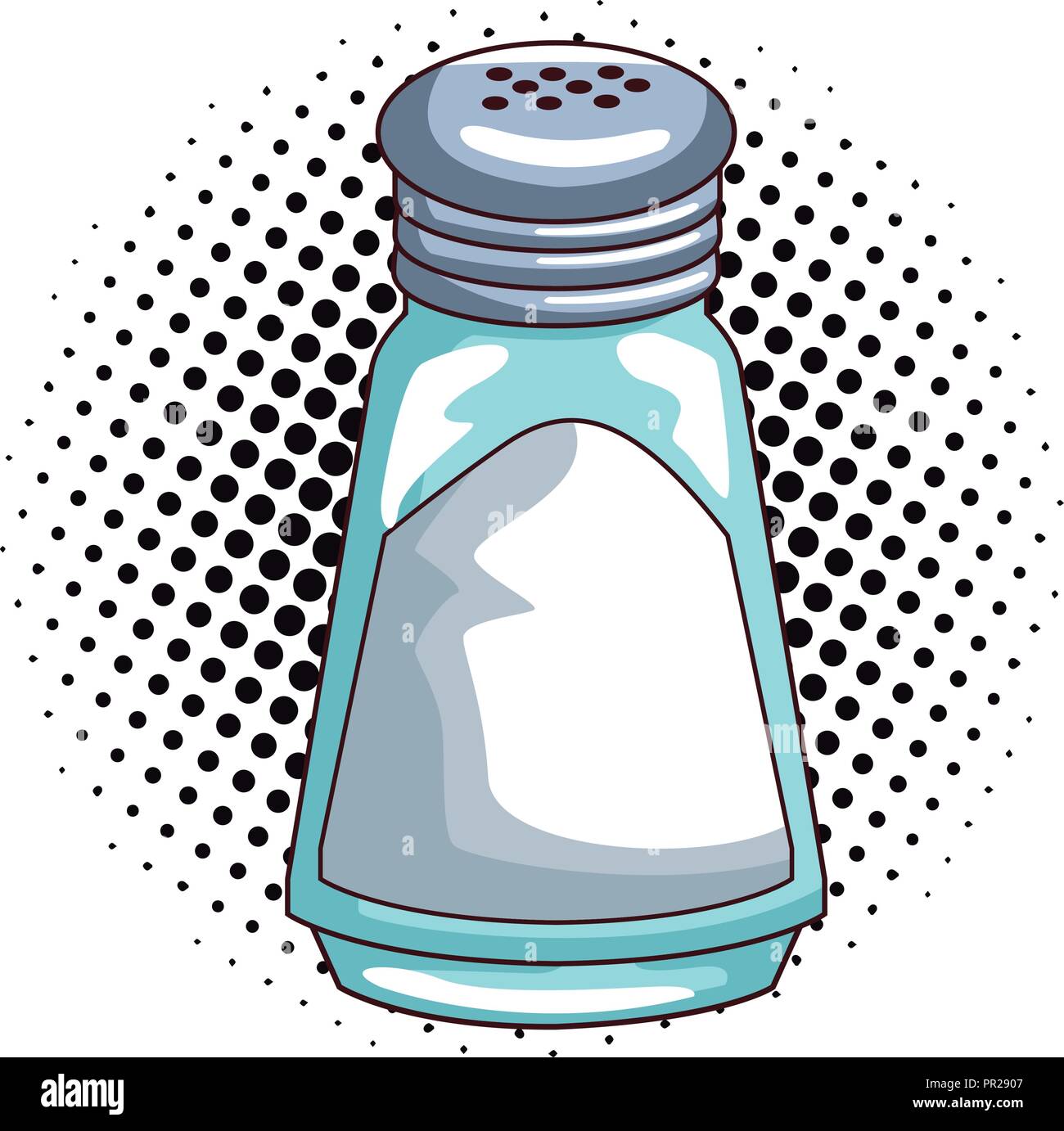Salt shaker isolated Stock Vector Image & Art - Alamy