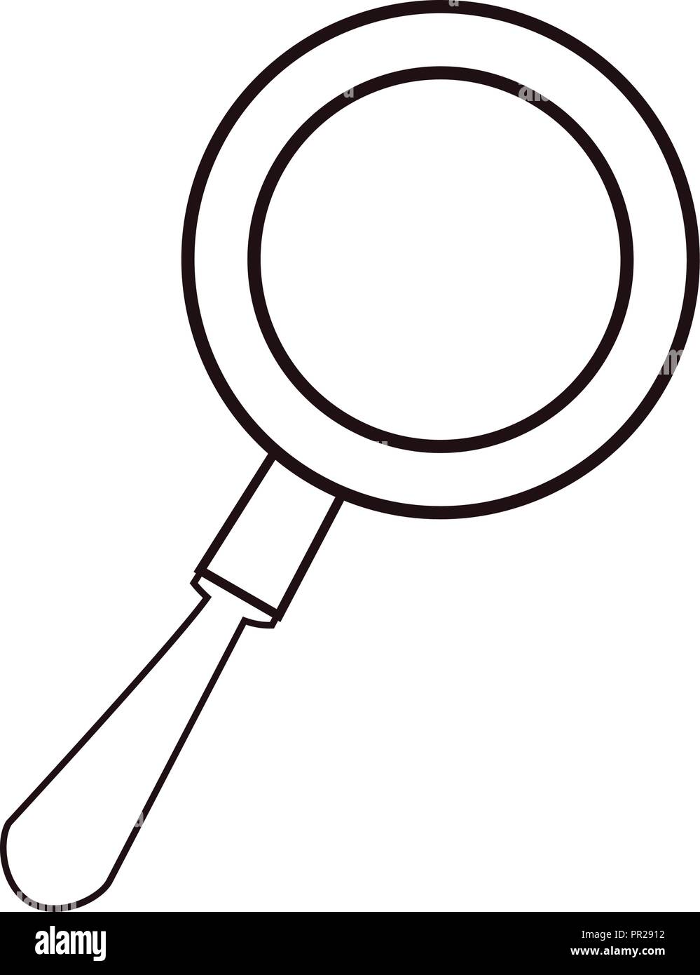 Magnifying glass symbol Stock Vector Image & Art - Alamy