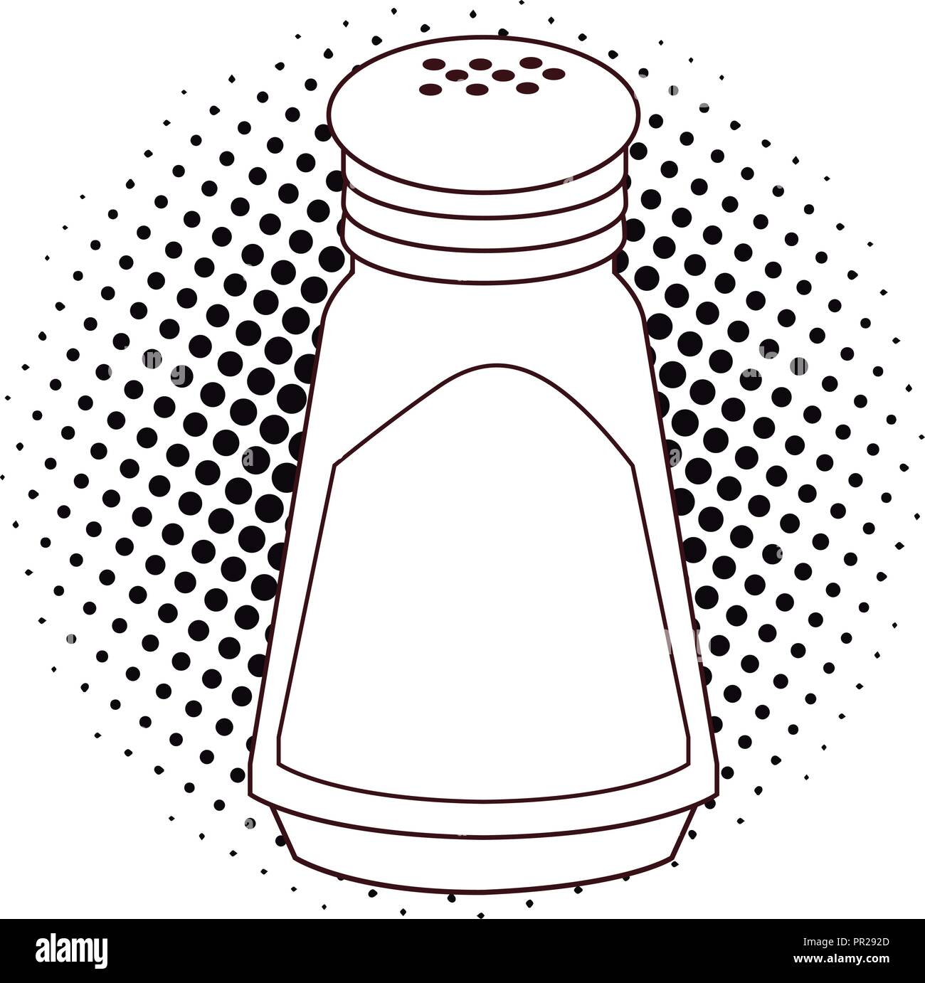 Salt shaker isolated Stock Vector Image & Art - Alamy