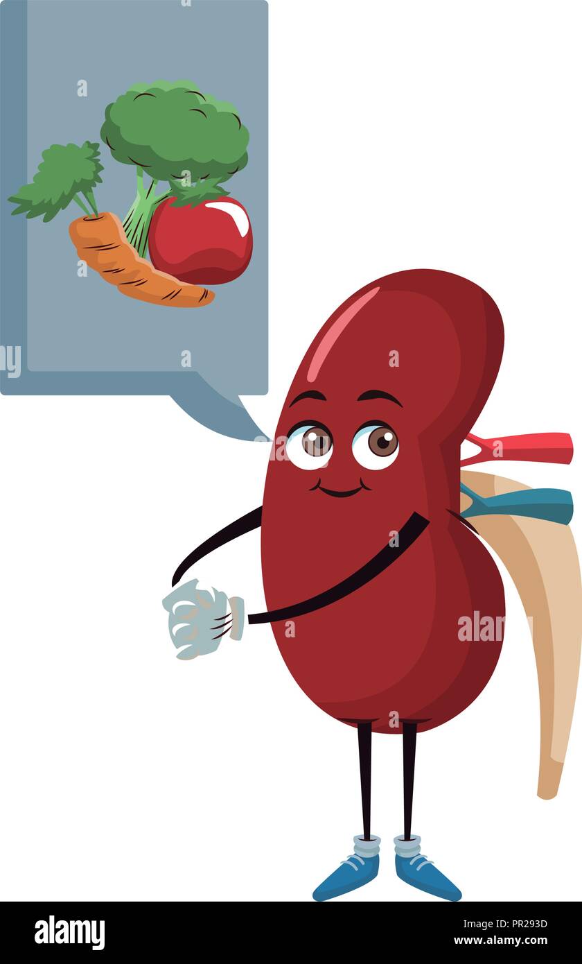 Kidney funny cartoon Stock Vector Image & Art - Alamy