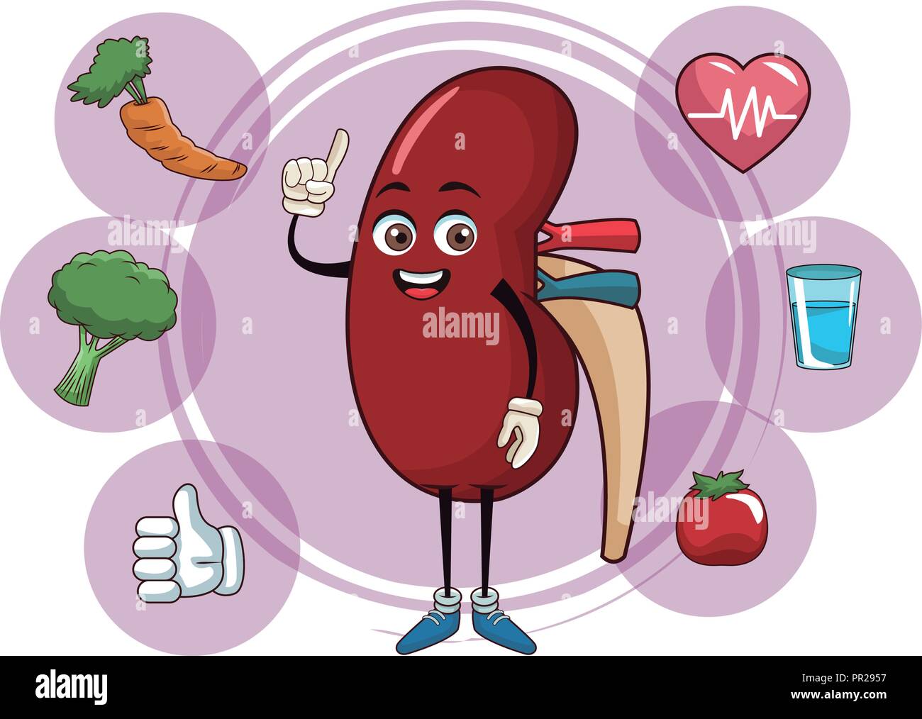 Fun Kidney Clipart