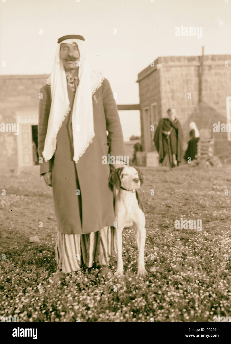 Jebel el-Druze & Hauran. Ghureye. Sheikh Sultan el-Atrash Pasha in his ...