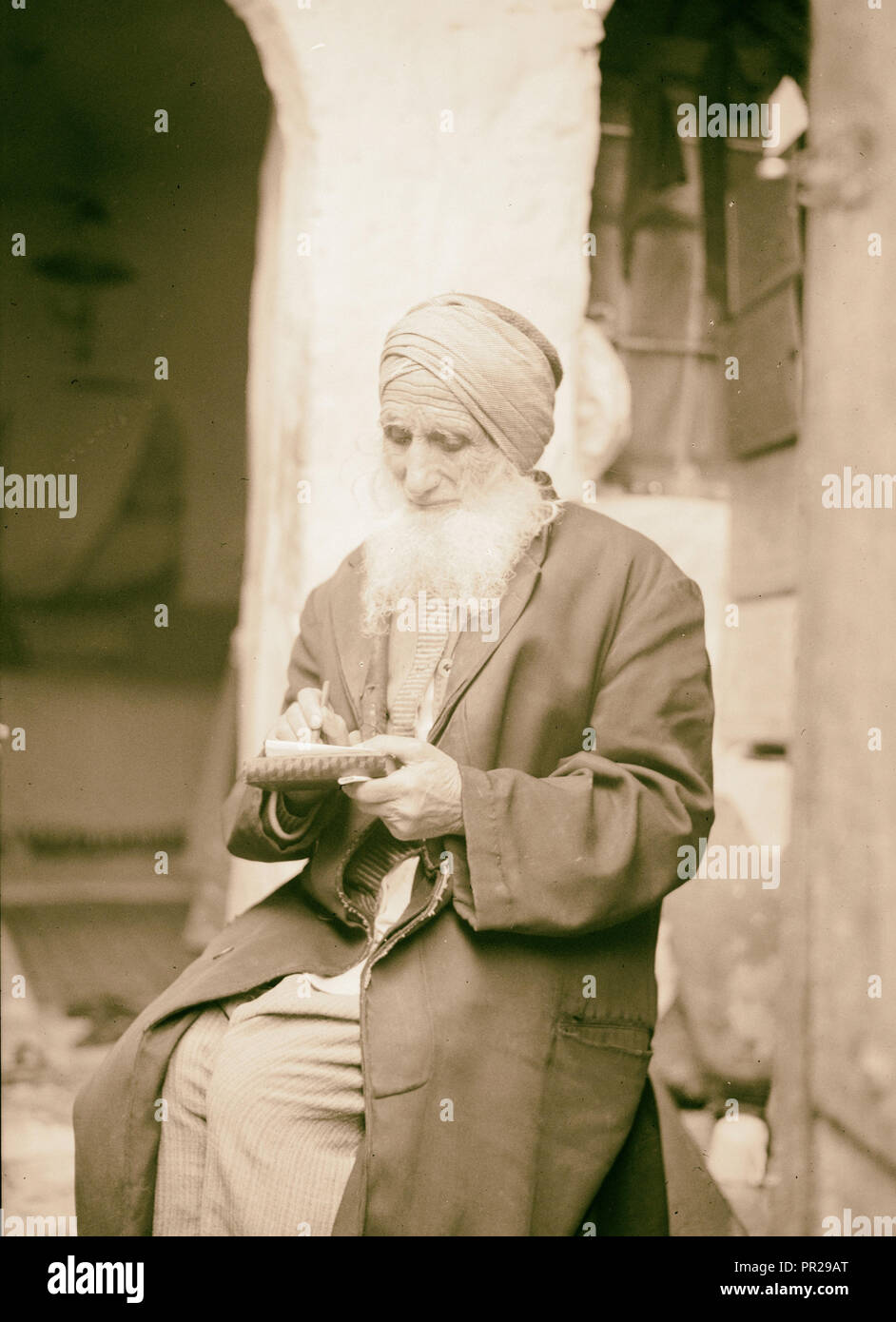 Jewish types 1934, Israel Stock Photo - Alamy
