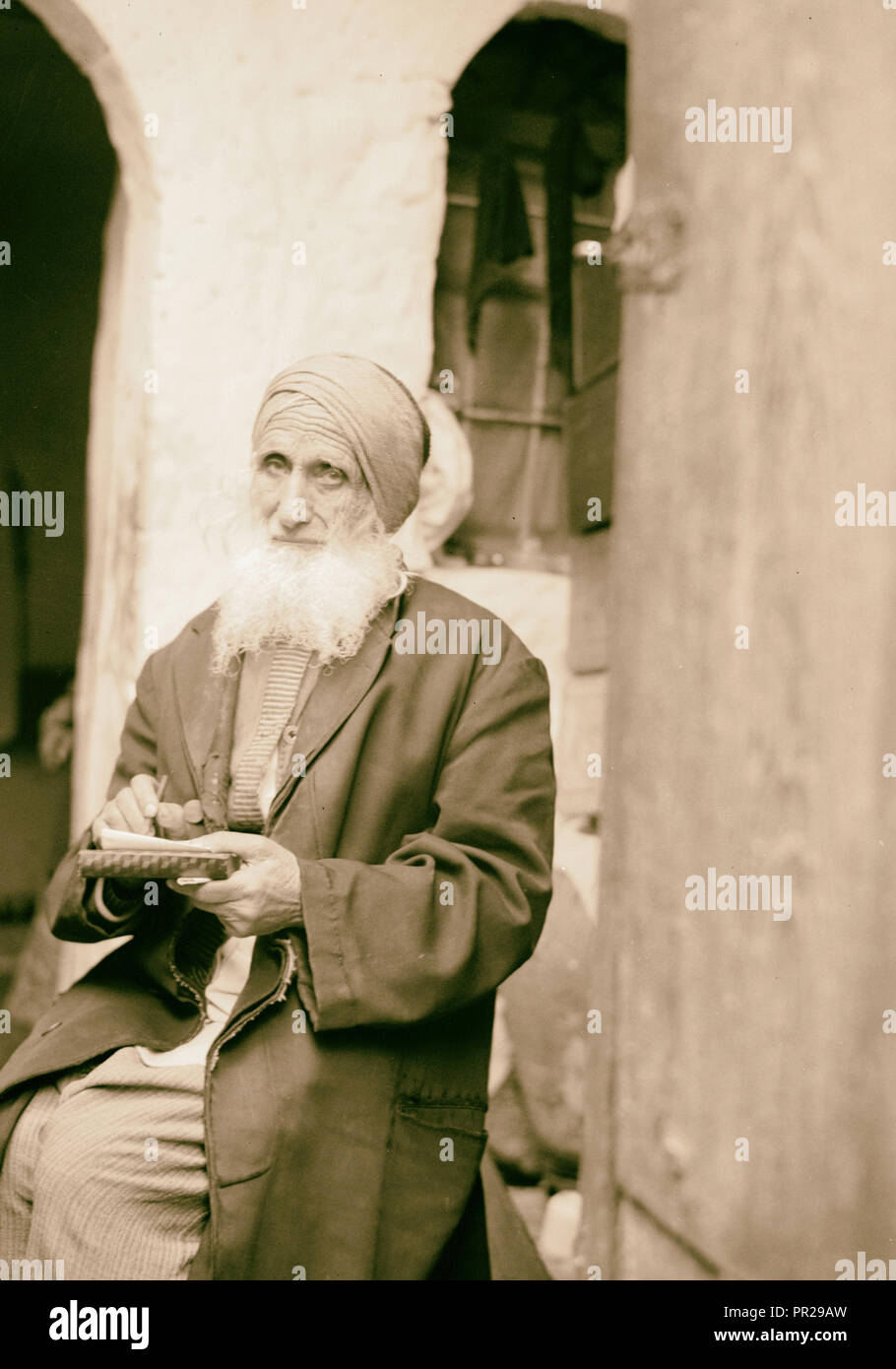 Jewish types 1934, Israel Stock Photo - Alamy