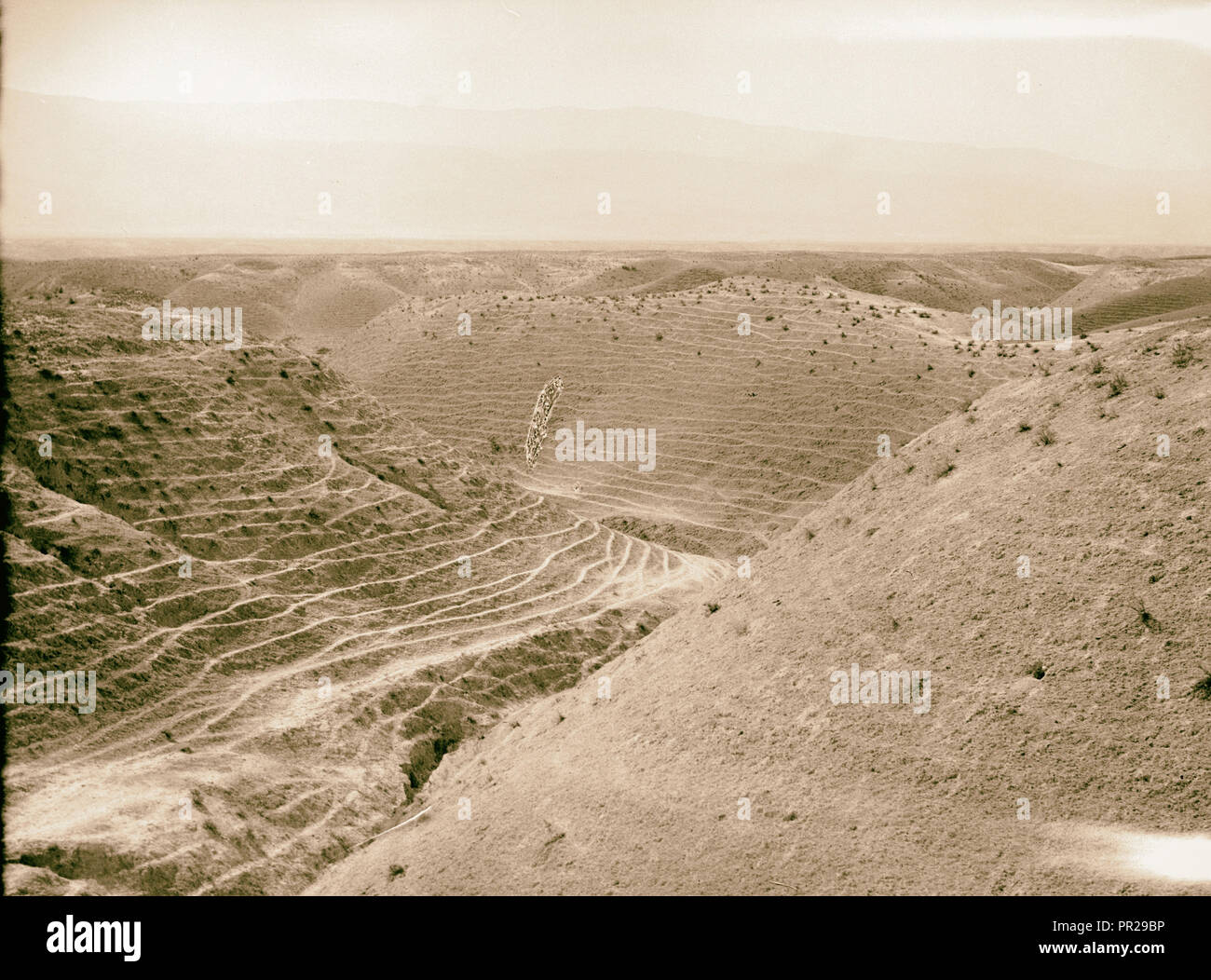 Jericho & Jordan area. Wady Faraa, Watchman's sun shelter Stock Photo ...