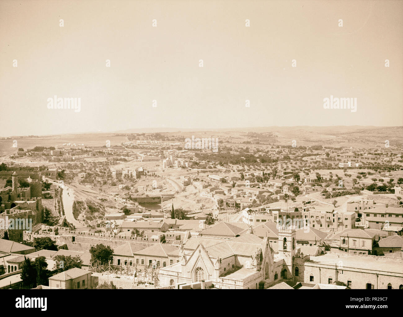 Jerusalem from St. Saveur. Cycloramic views Stock Photo - Alamy