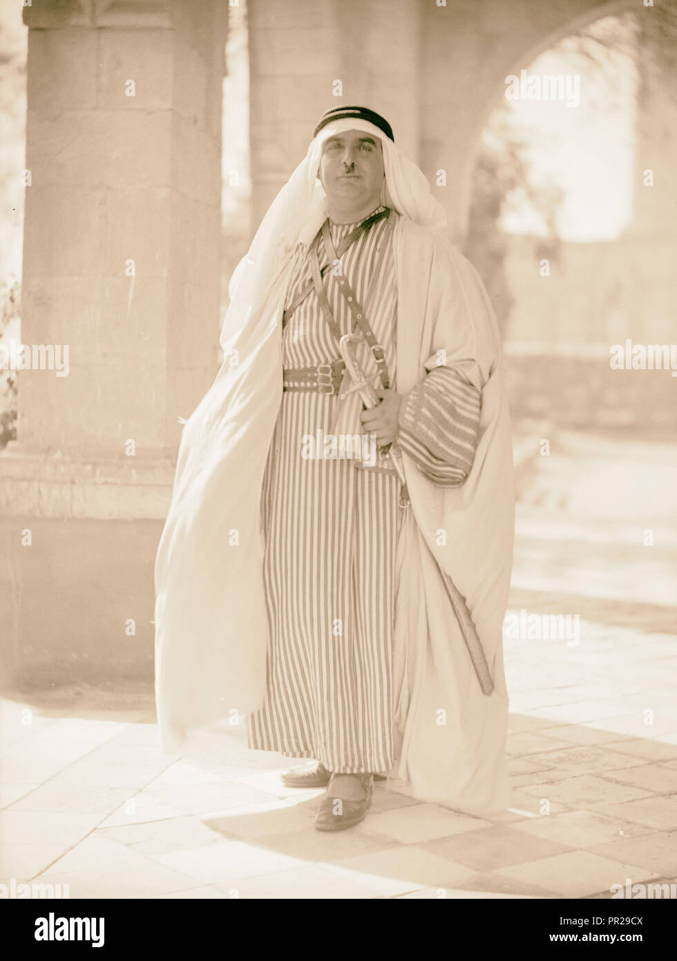 Aref el Aref & Bedouin sheikhs 1932, Middle East, Israel and/or ...