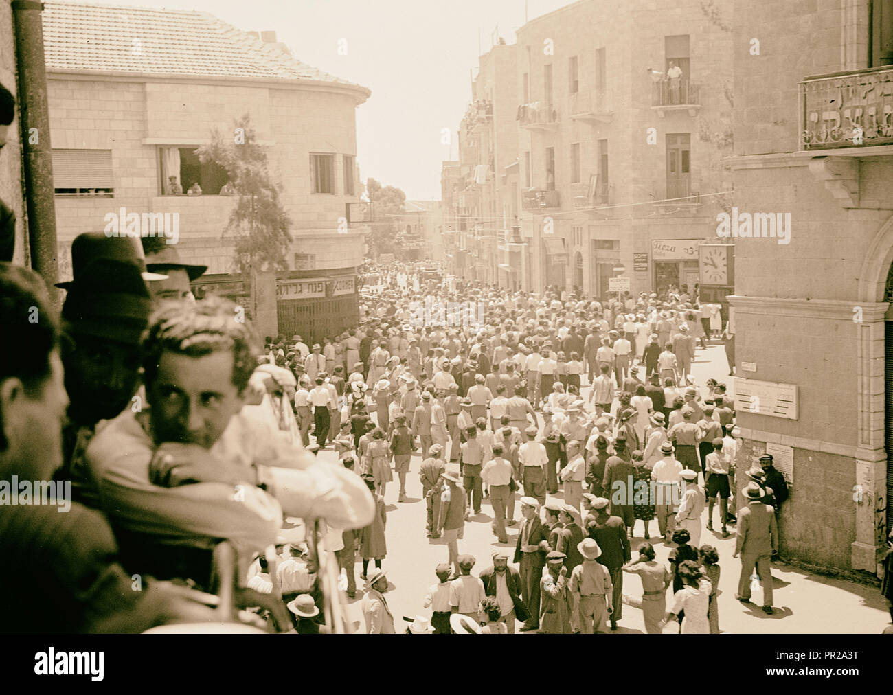 Jewish protest demonstrations against Palestine White Paper, May 18 ...