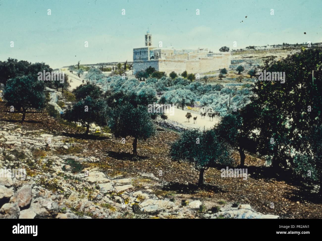 Mar Elias, Convent of Elijah. 1950, West Bank, Bethlehem, Israel Stock ...